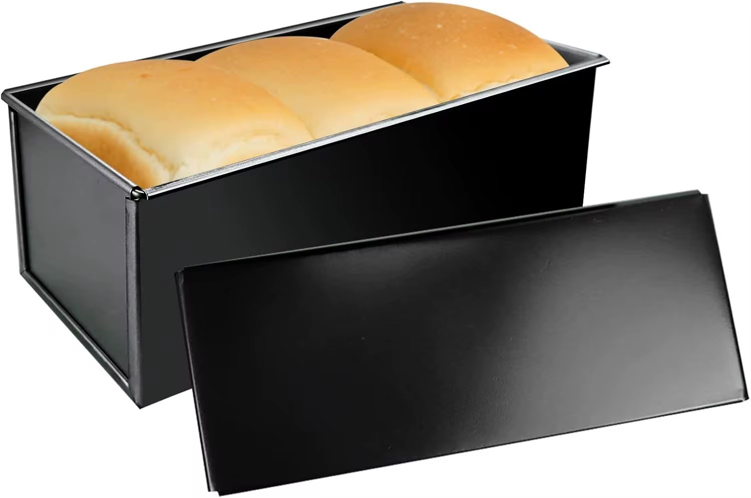 Formă profesională cu capac pentru pâine toast – 32,7 x 12,1 x 12,1 cm ...